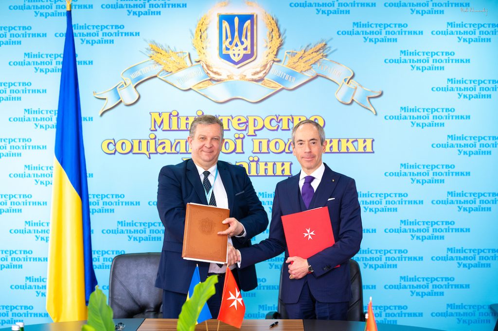 The Ambassador of the Order to Ukraine signed a Cooperation Agreement ...