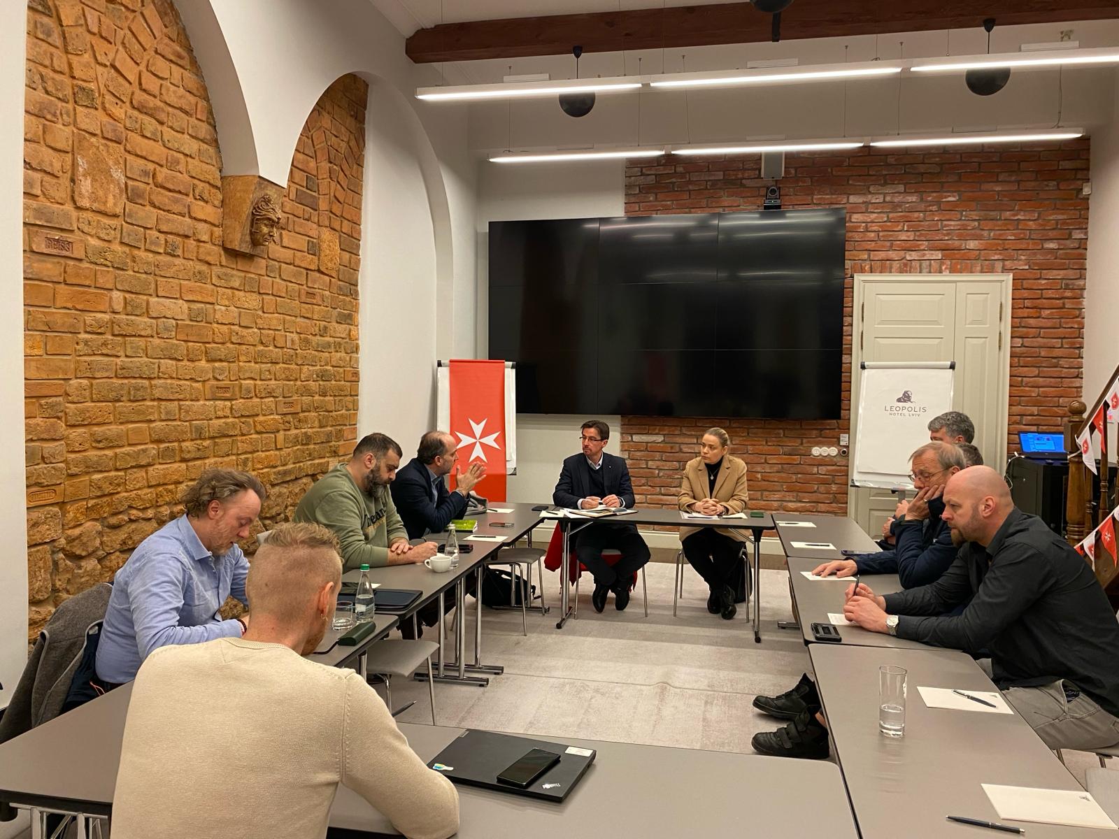 Visit of the international delegation of the Sovereign Order of Malta ...